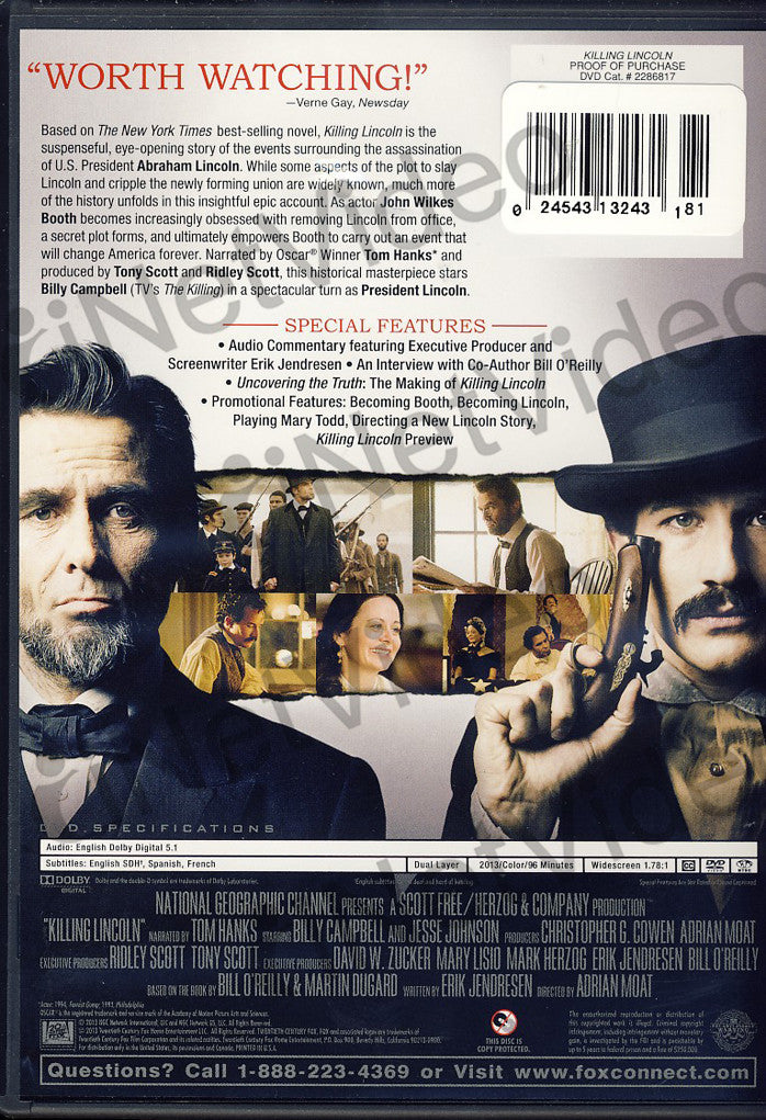 Killing Lincoln Movie