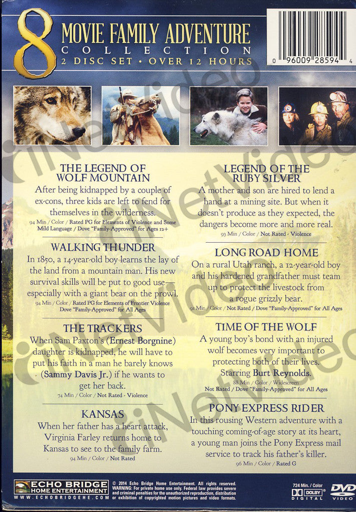 8 Movie Family Adventure Collection (Value Movie Collection) (Boxset ...