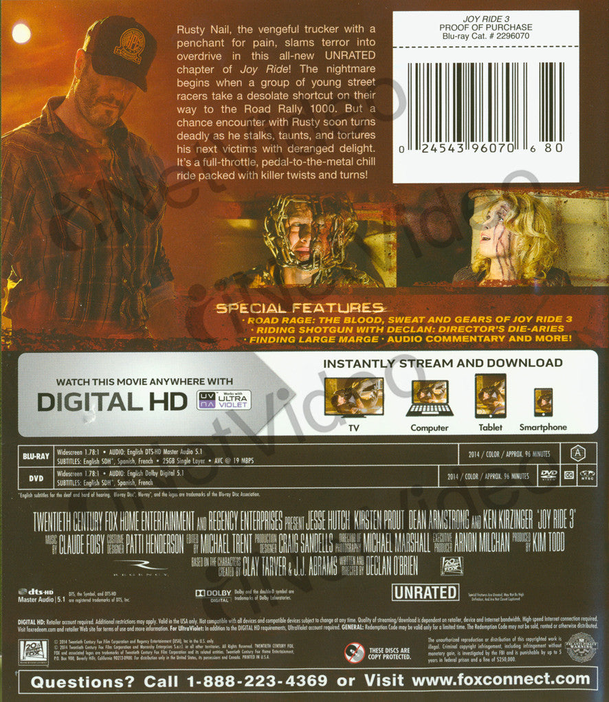 Joy Ride 3 Dvd Cover