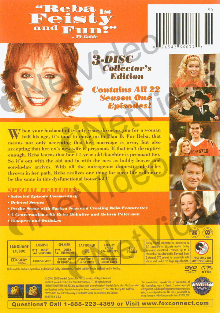 Reba: Season 1 on DVD Movie