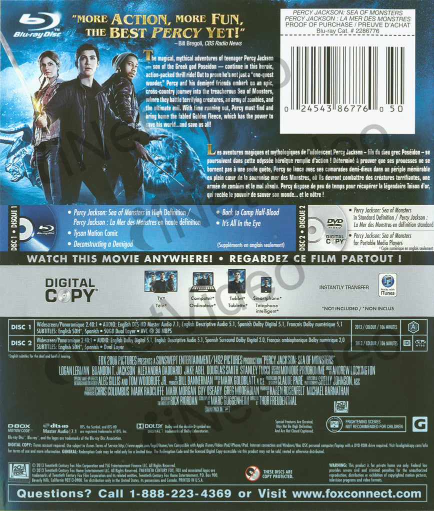 Percy Jackson Dvd Cover