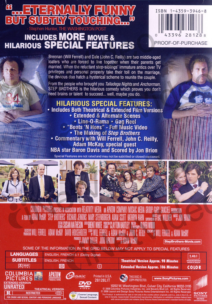 Step Brothers Dvd