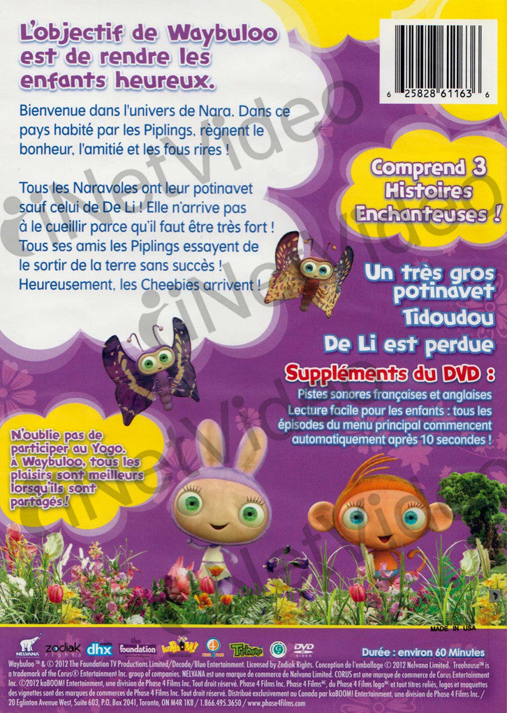 Waybuloo - Calins Naravoles (French) on DVD Movie