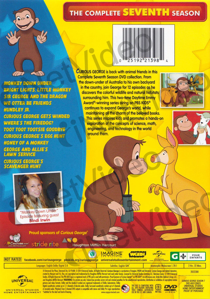 Curious George Monkey Down Under