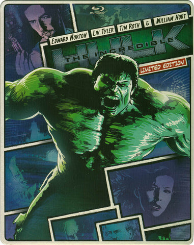 The Incredible Hulk Blu Ray Cover