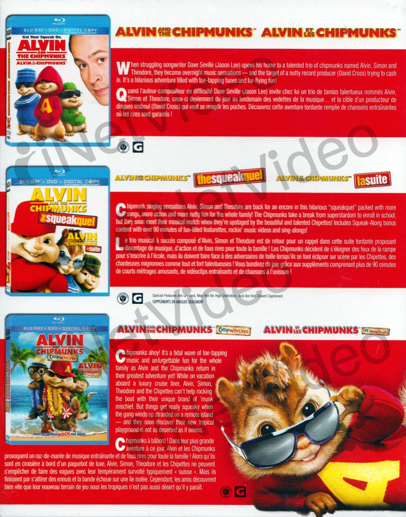 Alvin 3 Dvd