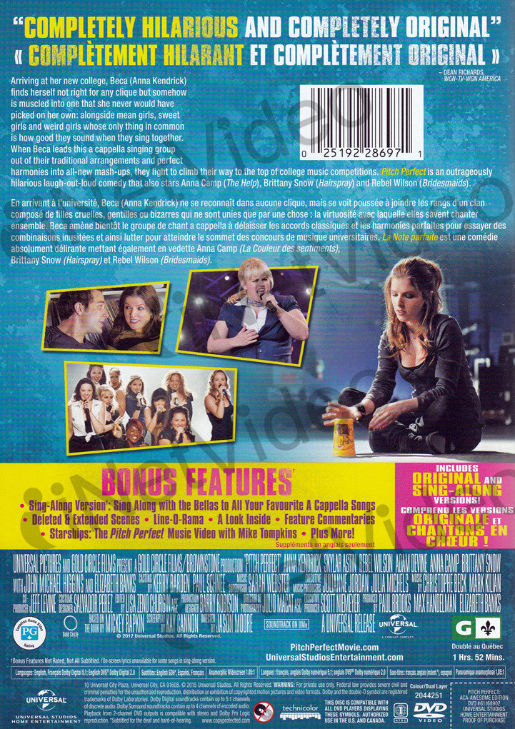 Pitch Perfect Soundtrack List