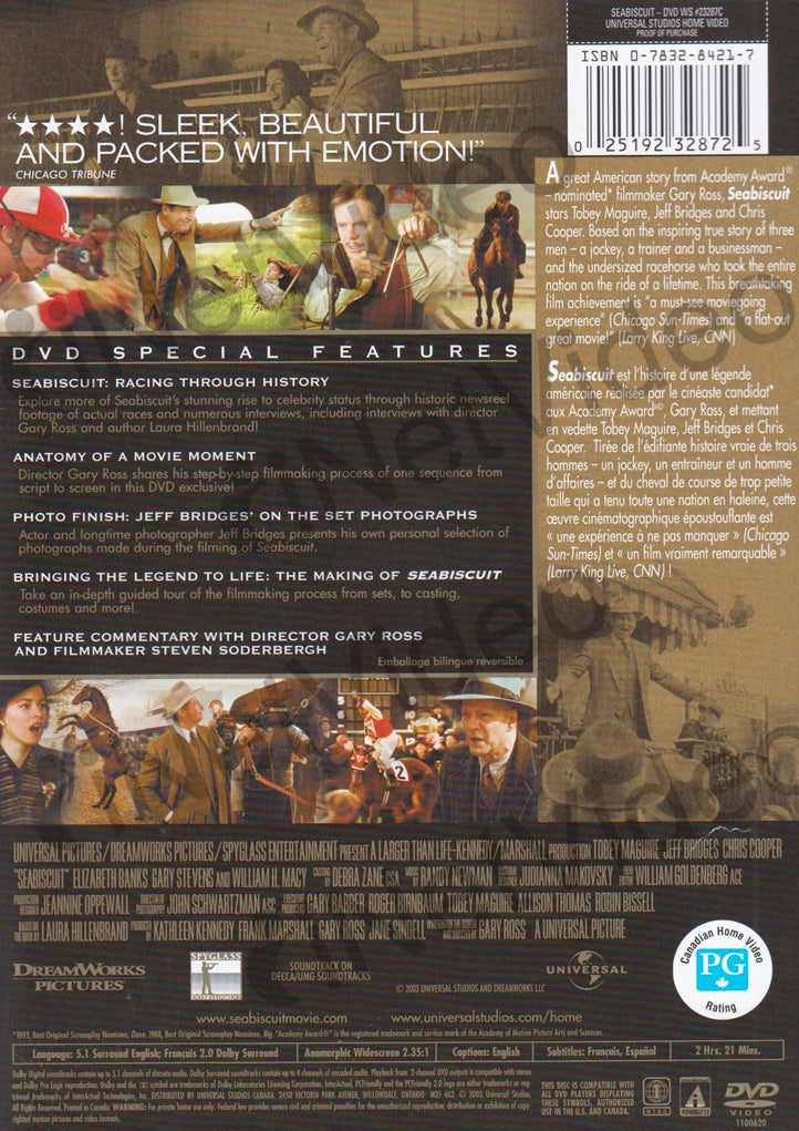 Seabiscuit Movie Poster