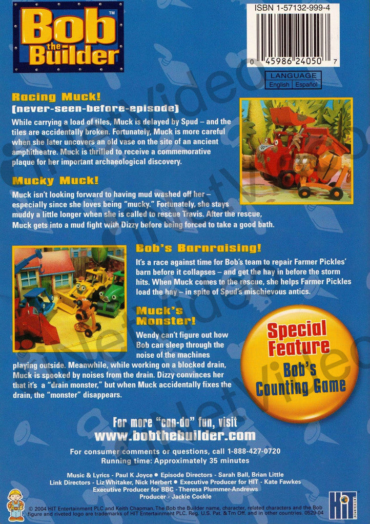 Bob the Builder - Muck's Favorite Adventure on DVD Movie