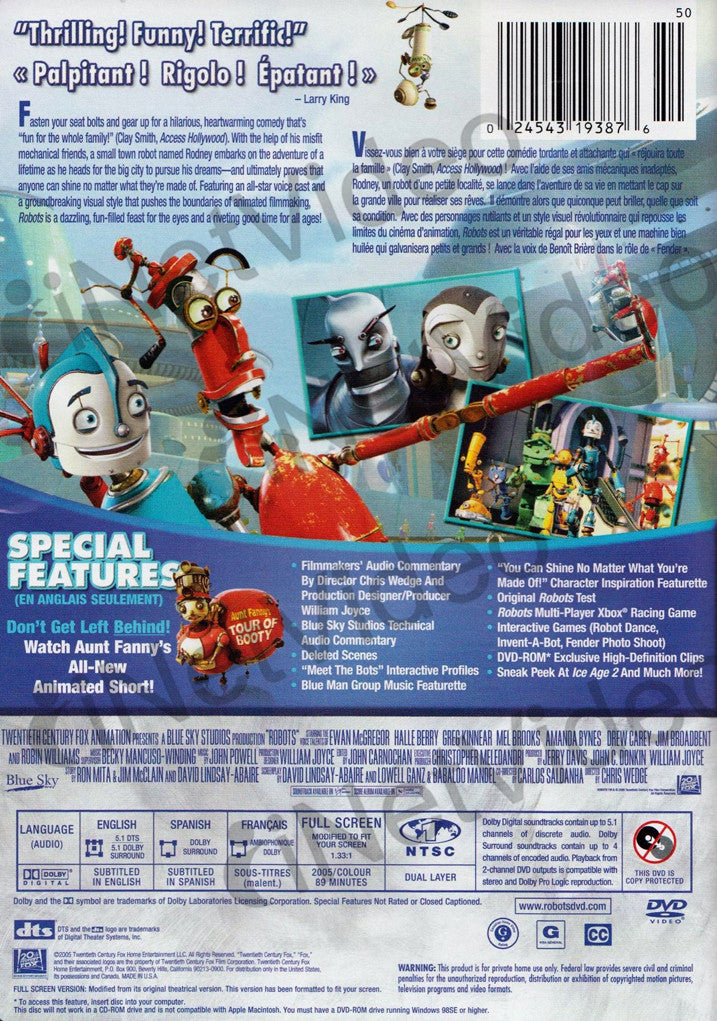 Robots Dvd 2005