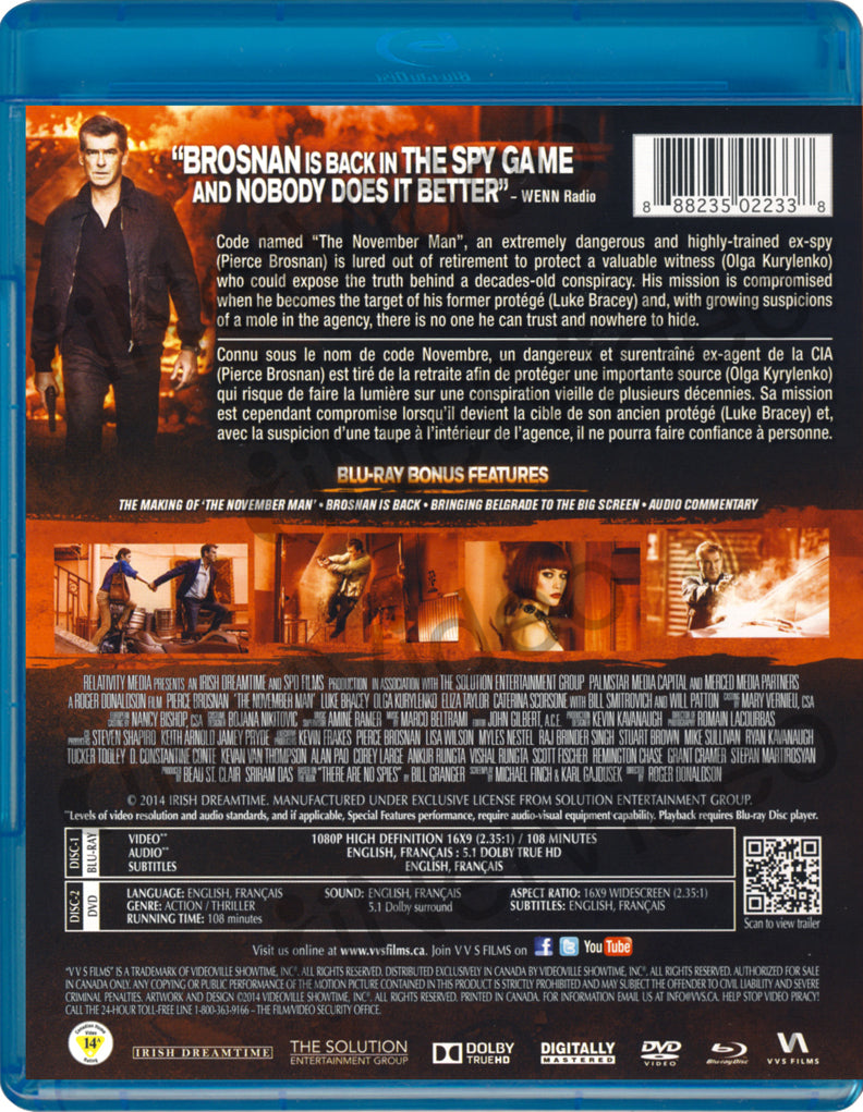 The November Man Dvd Cover