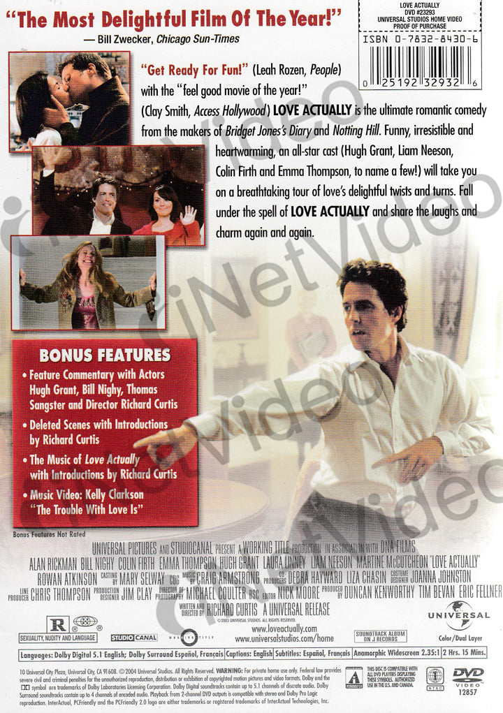 Love Actually Dvd
