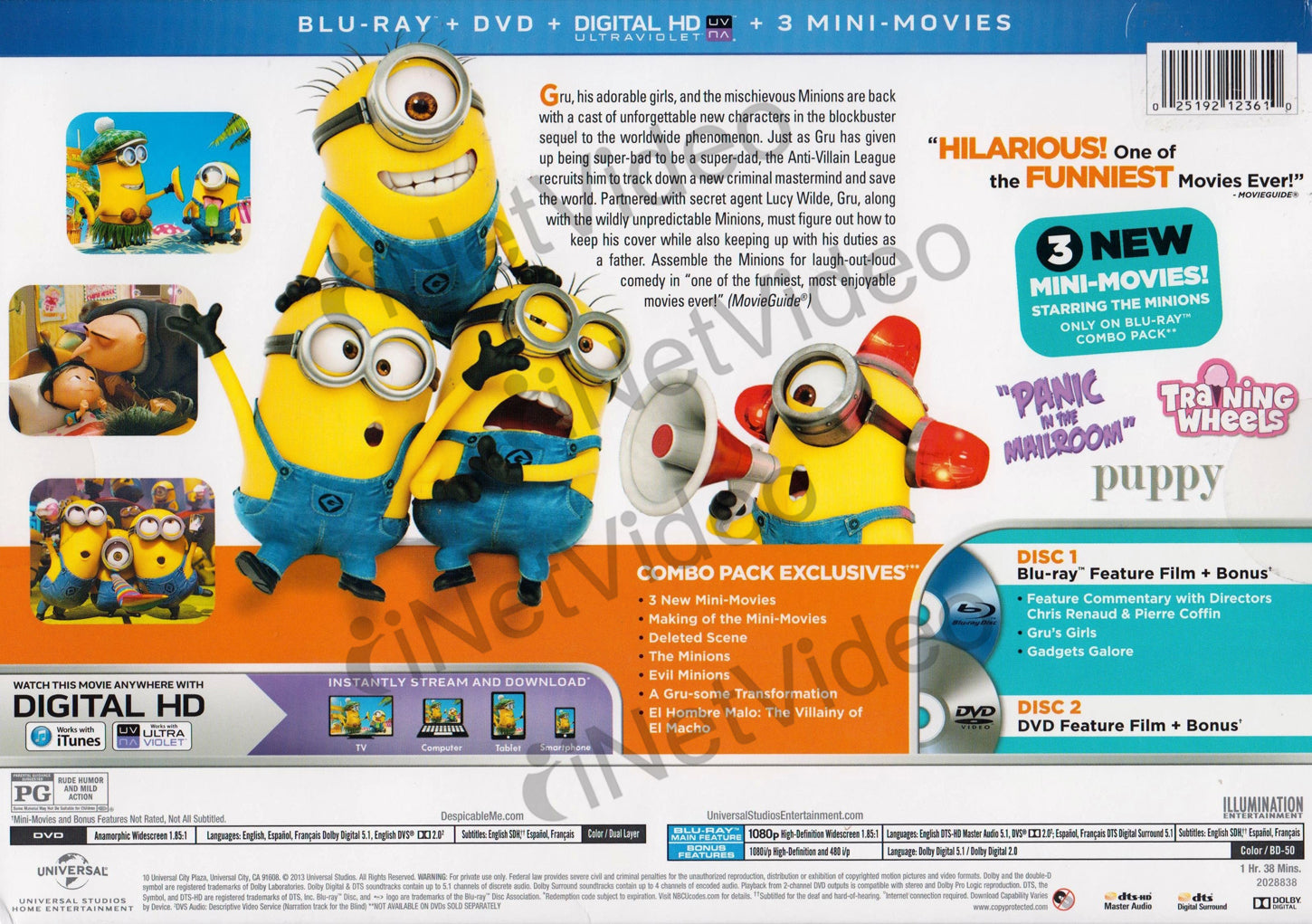 Despicable Me 2 Movie Dvd