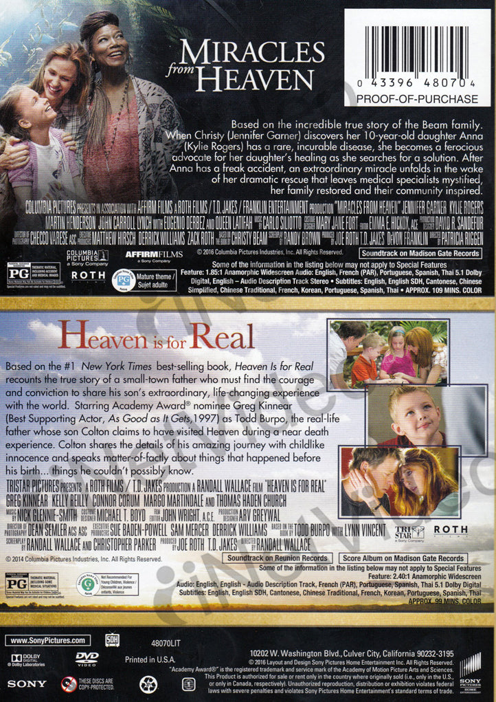 Heaven Is For Real Dvd Cover
