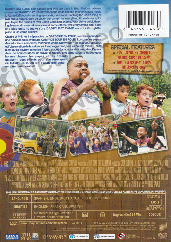 Daddy Day Camp Dvd Menu
