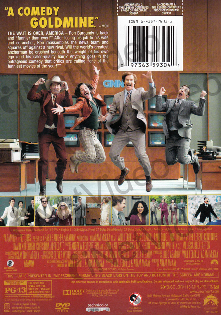 Anchorman 2 Cover Photo