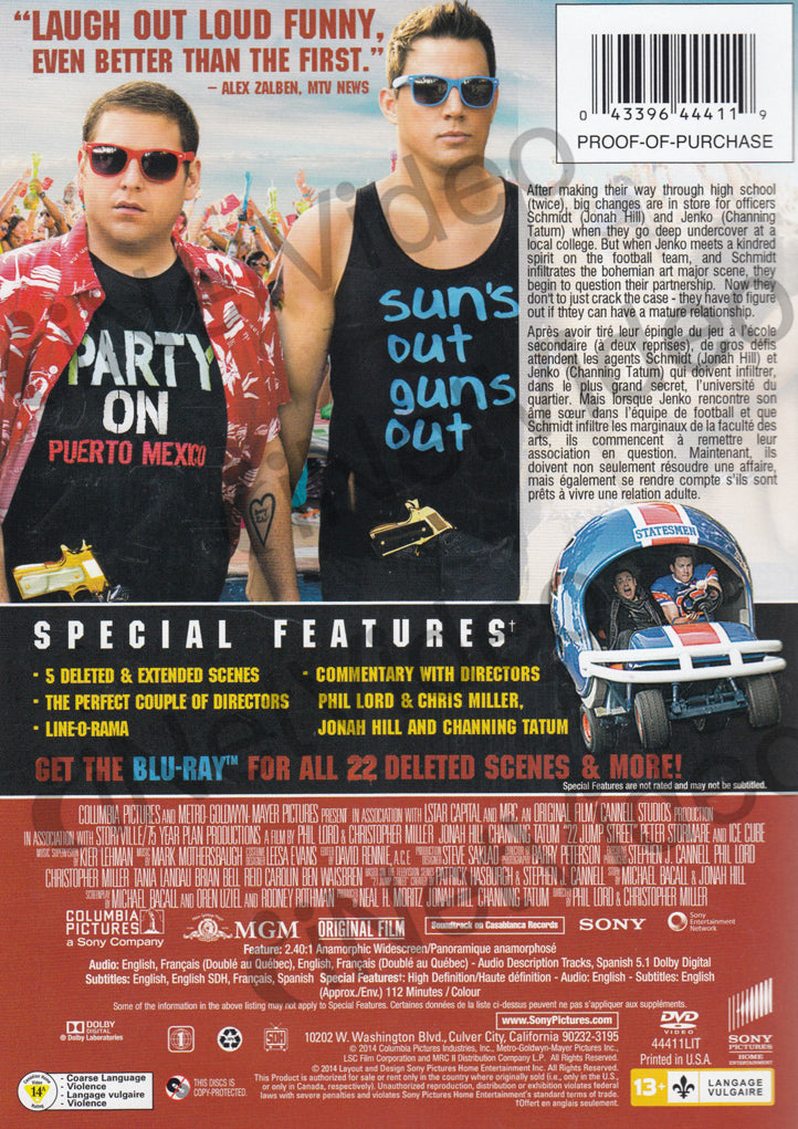 22 Jump Street 2022 Dvd Cover