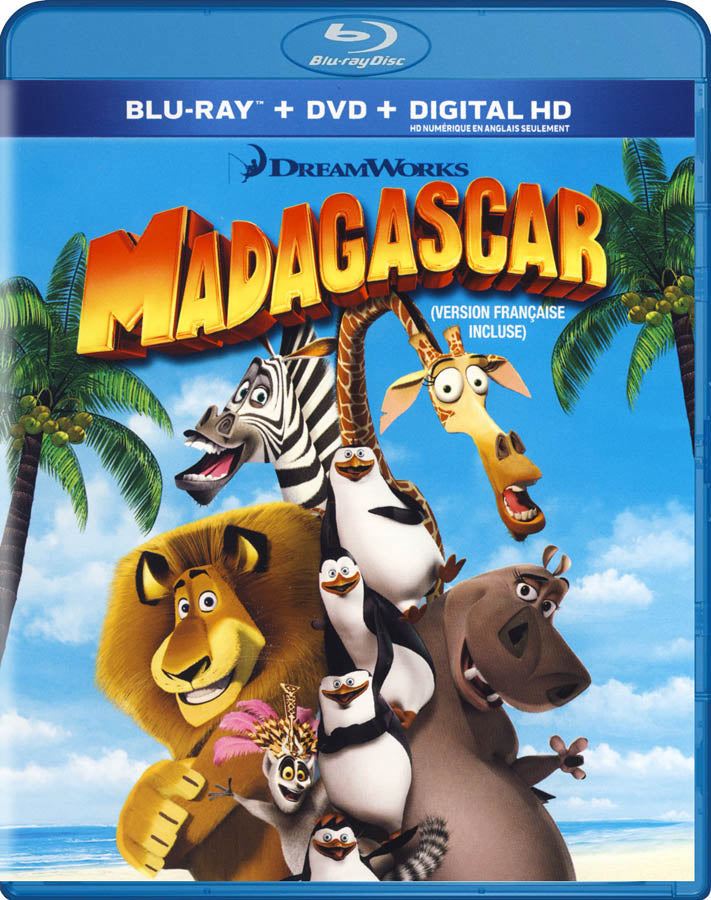 Madagascar (Blu-ray / DVD / Digital HD) (Blu-ray) (Bilingual) on BLU-RAY Movie