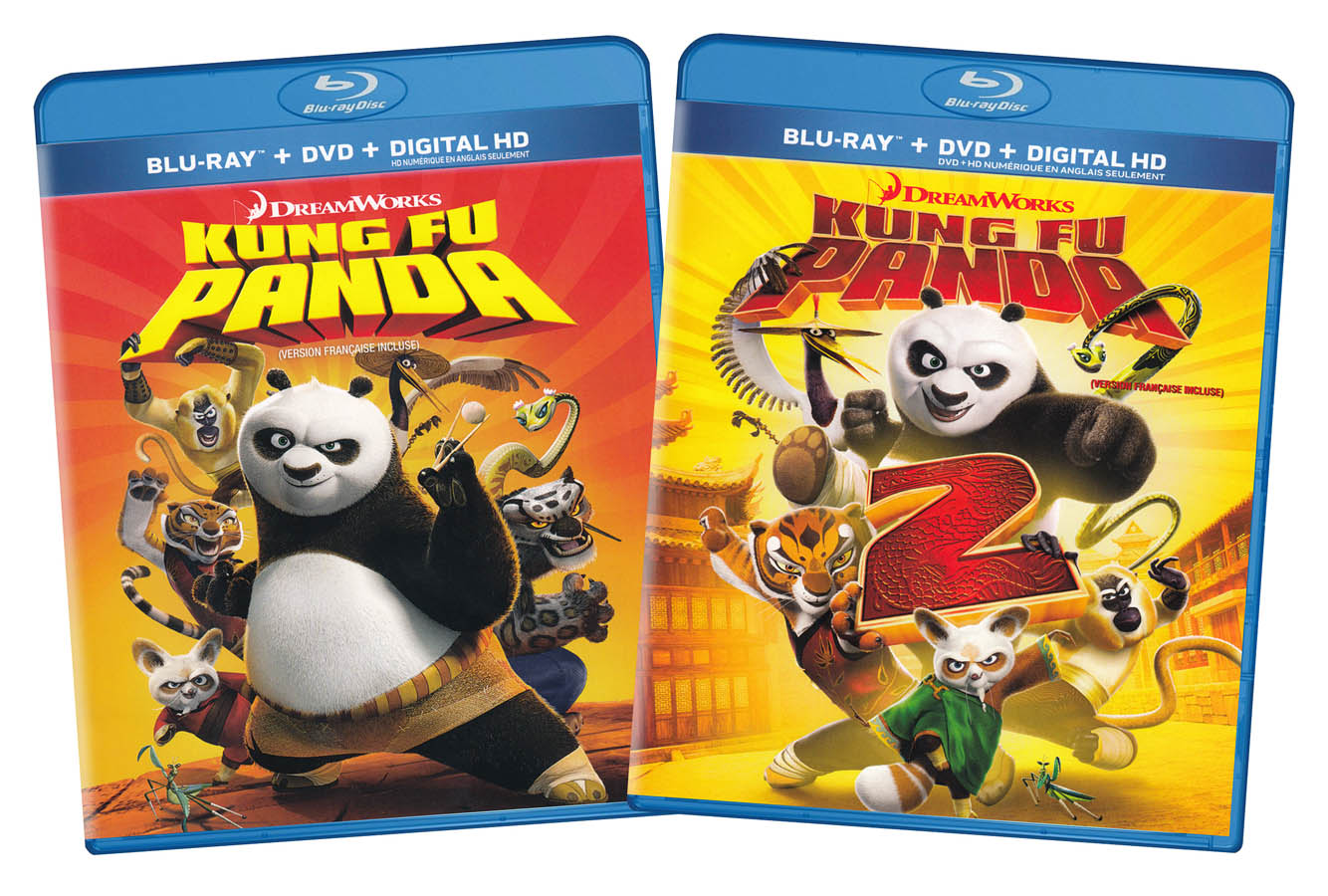 Kung Fu Panda / Kung Fu Panda 2 (Blu-ray / DVD) (Blu-ray) (Boxset ...