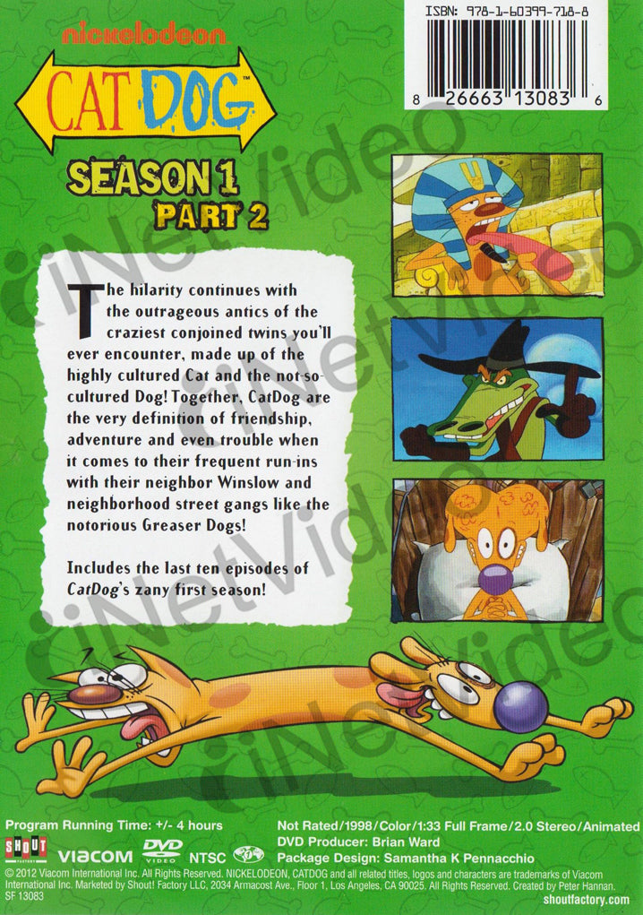 Catdog Nickelodeon Dvd