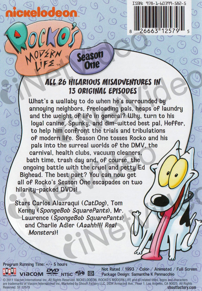 Rocko's Modern Life - Season 1 on DVD Movie