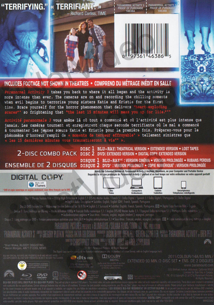 Paranormal Activity 3 Poster