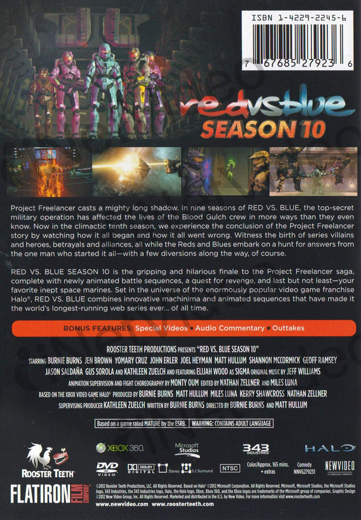Red vs. Blue - Season 10 on DVD Movie