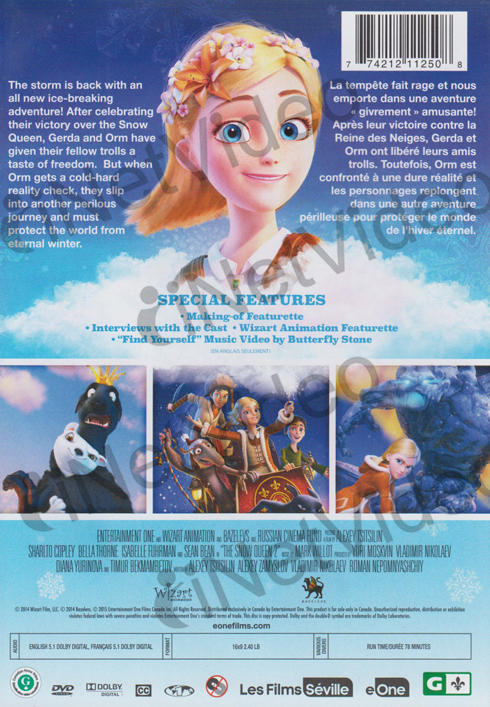 The Snow Queen 2 (Bilingual) on DVD Movie