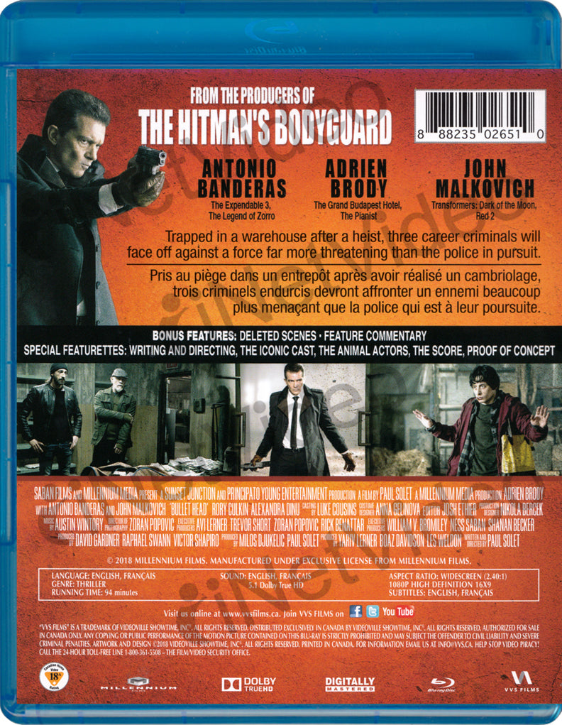 Bullet Head (Blu-ray) (Bilingual) on BLU-RAY Movie