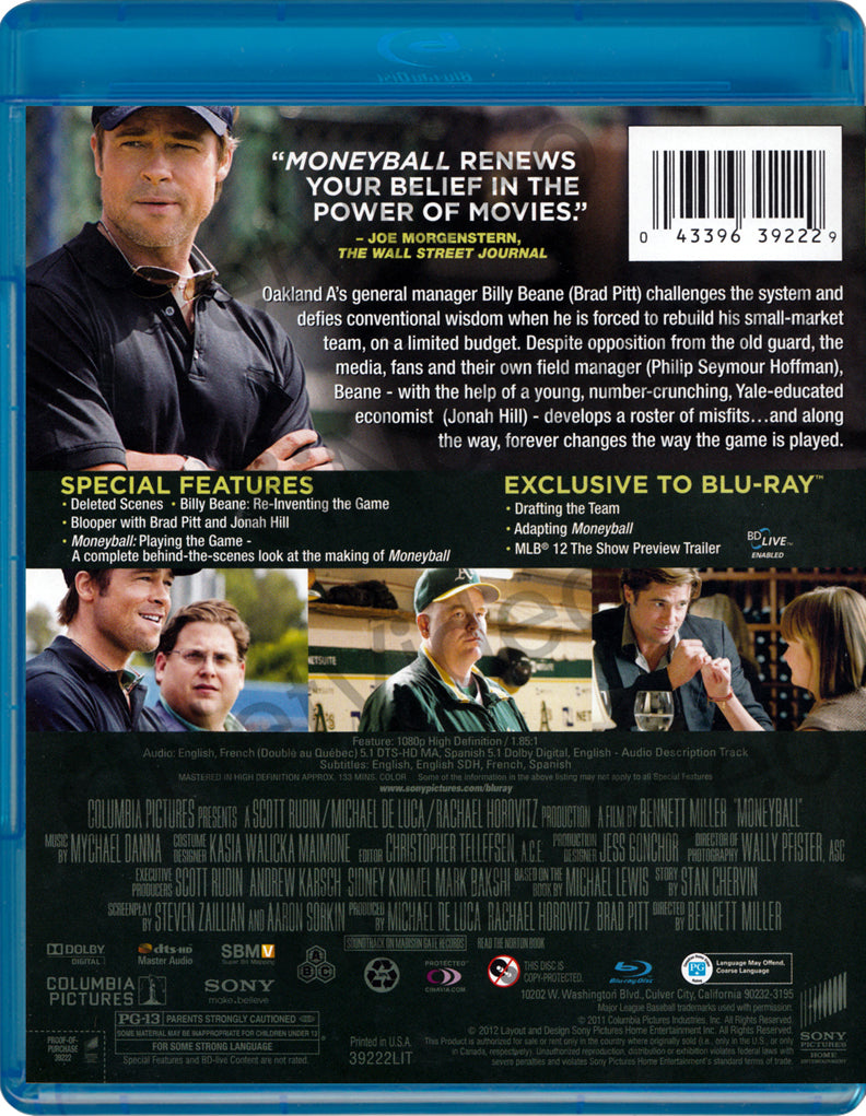Moneyball (Blu-ray) on BLU-RAY Movie