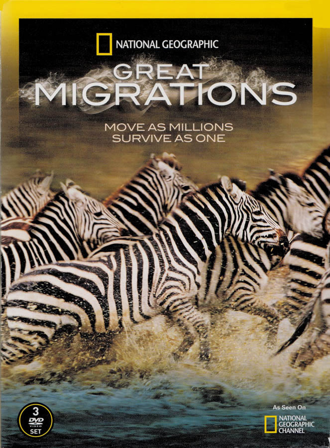 Great Migrations - National Geographic (3-DVD Set) (Boxset) on DVD Movie