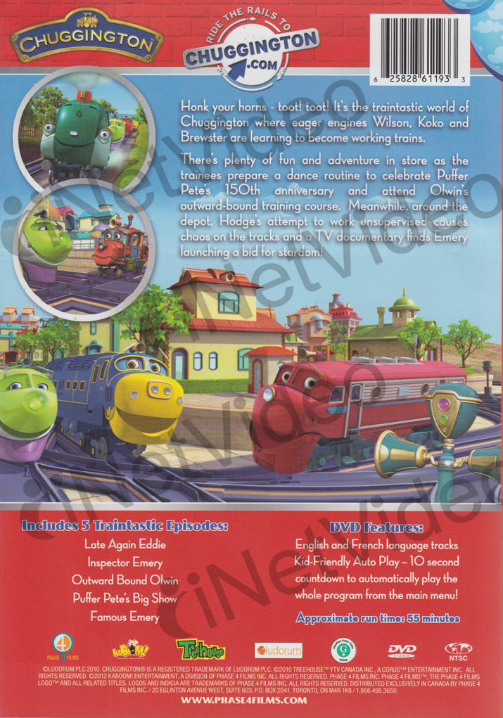 Chuggington - Traintastic Crew on DVD Movie