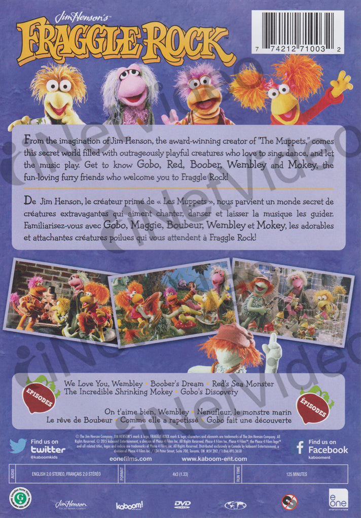 Fraggle Rock - Welcome To Fraggle Rock (Bilingual) on DVD Movie