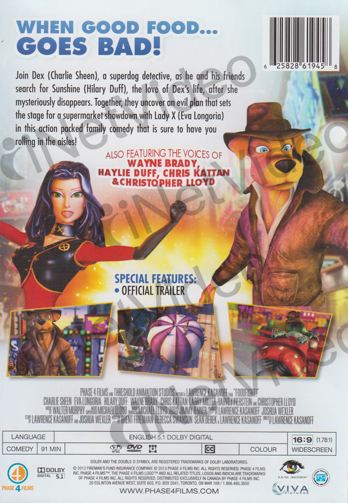Foodfight Dvd