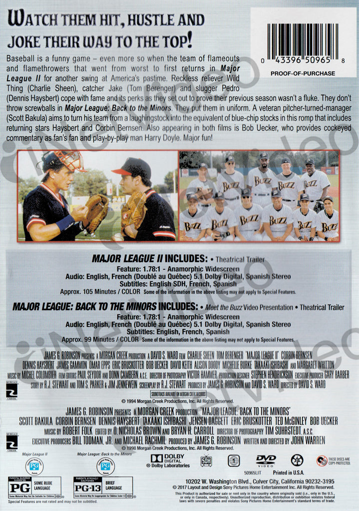 Major League Back To The Minors