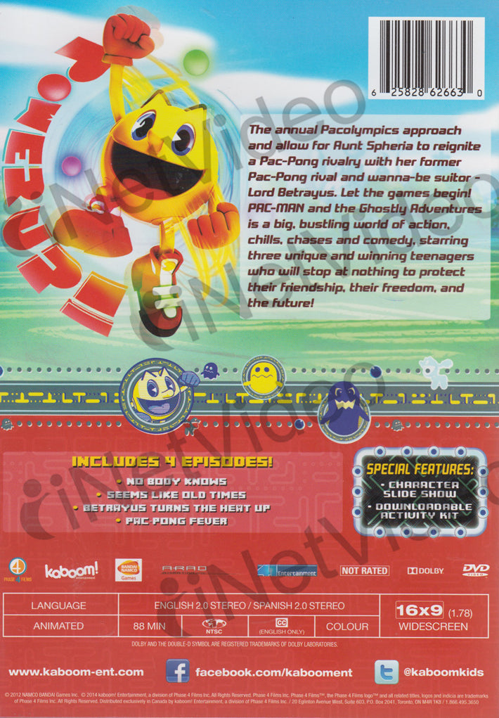 Pacman And The Ghostly Adventures Dvd