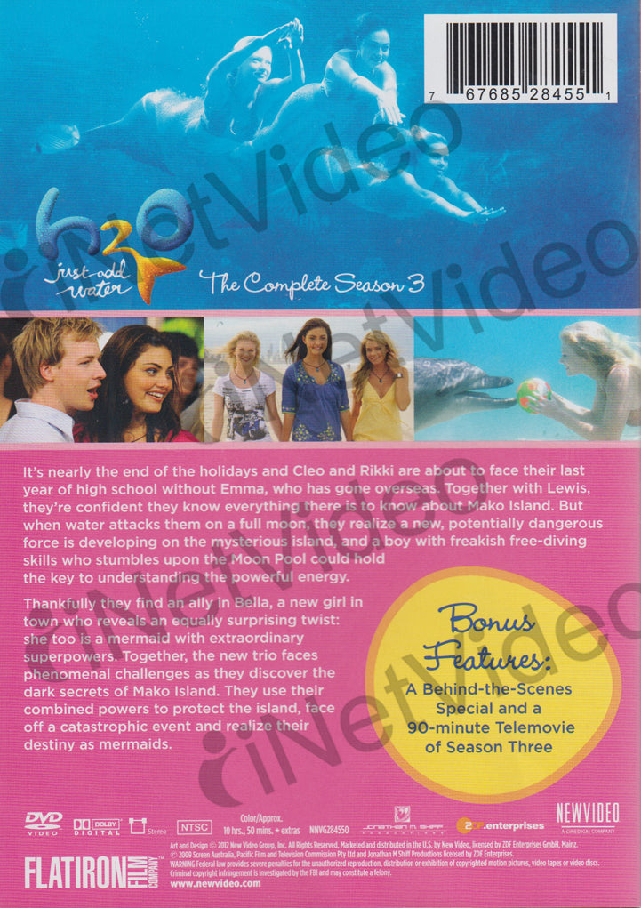 H2O : Just Add Water - The Complete Season 3 on DVD Movie