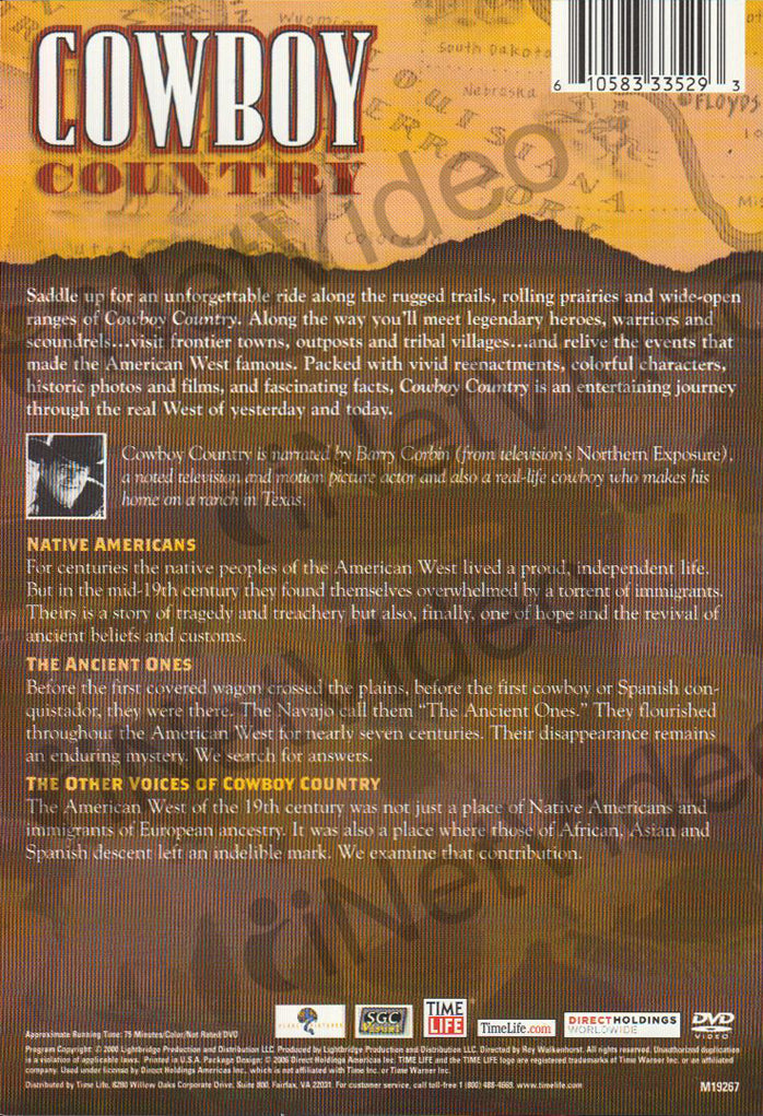 Cowboy Country - The Native Americans on DVD Movie