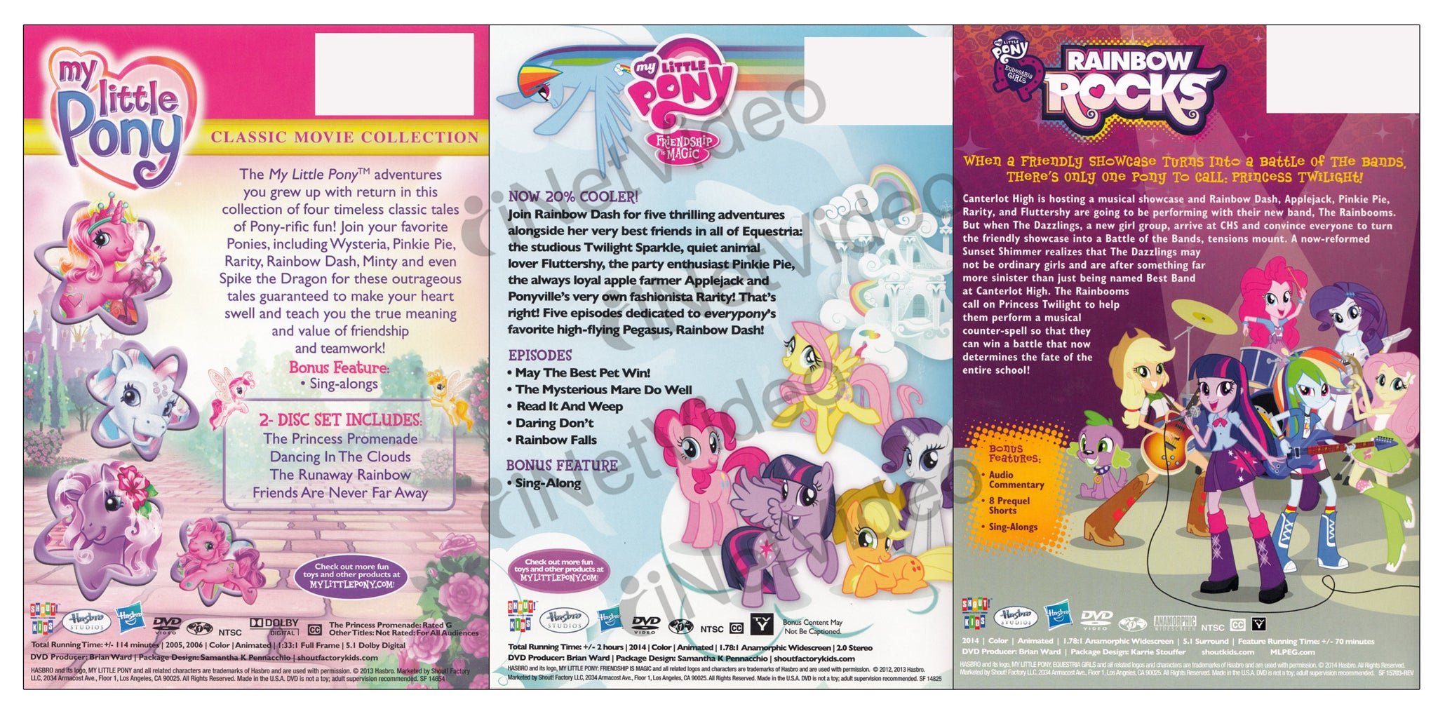 My Little Pony Classic Movie Collection Dvd Store | vivatumusica.com