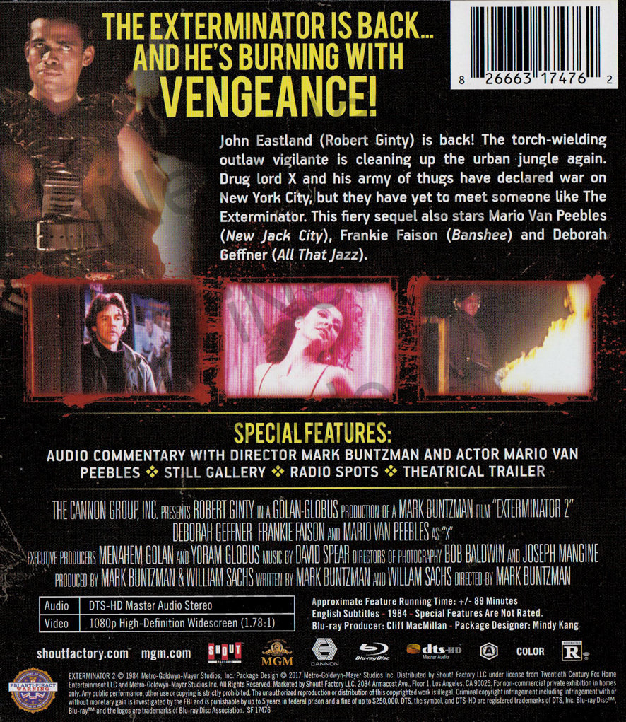 Exterminator 2 (Blu-ray) on BLU-RAY Movie