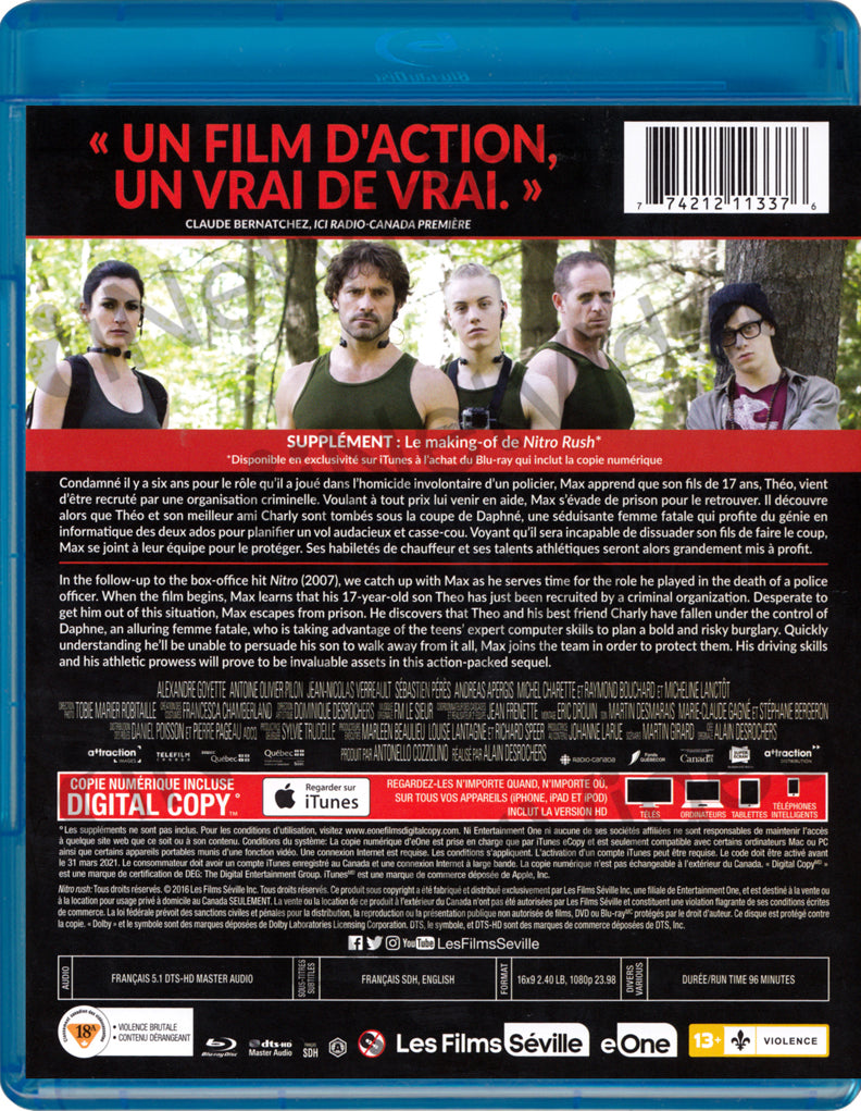 Nitro Rush (Blu-ray) (Bilingual) on BLU-RAY Movie