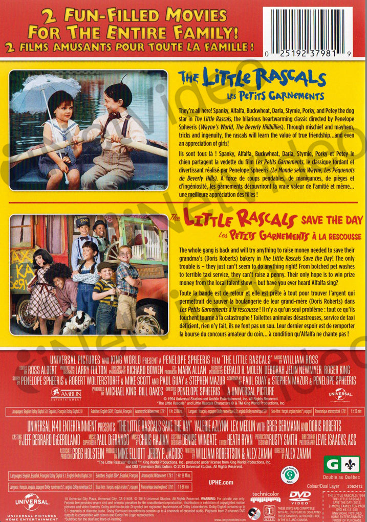 The Little Rascals 1994 Dvd