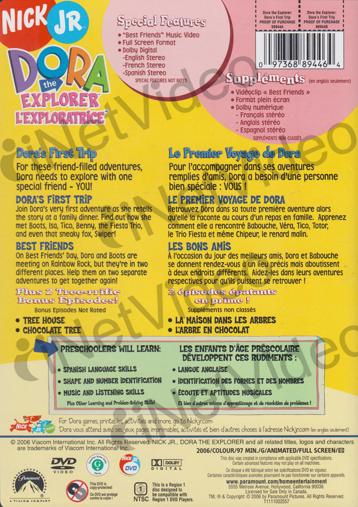 Dora The Explorer Doras First Trip