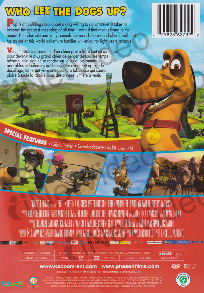 Pup: Un Petit Chien La-Haut (Bilingual) on DVD Movie