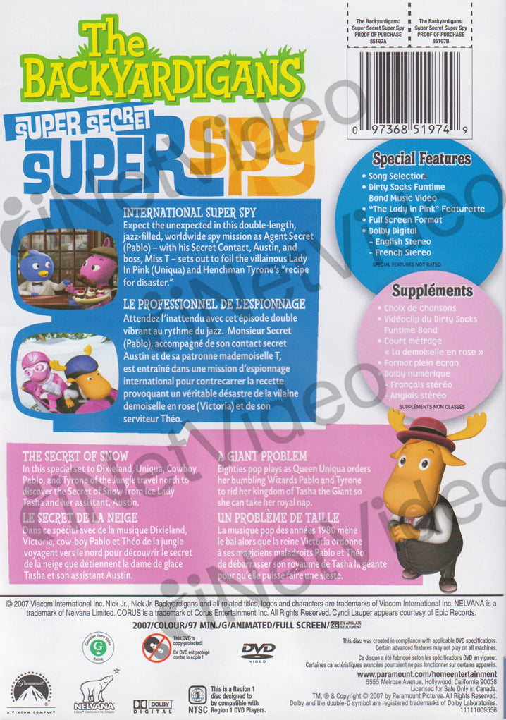 Backyardigans Pablo Super Spy