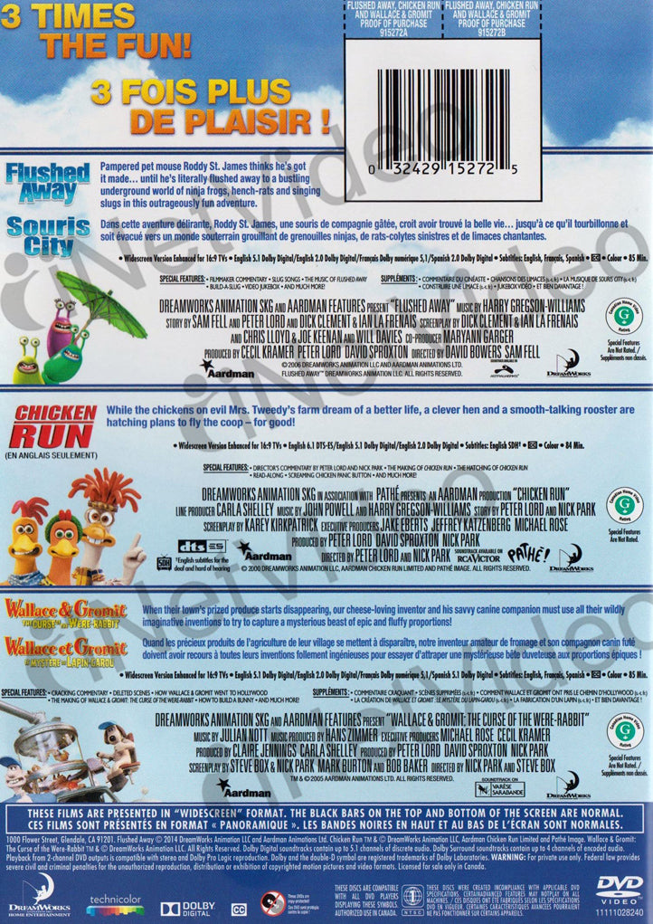 Dreamworks Chicken Run Dvd