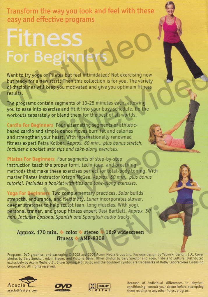 Fitness For Beginners (2008) (Boxset) on DVD Movie