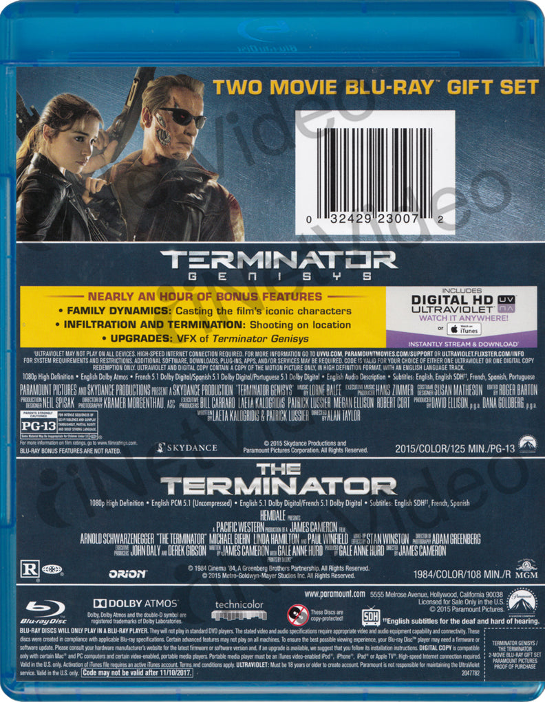 Terminator Genisys / The Terminator (Double Feature) (Blu-ray) on BLU ...