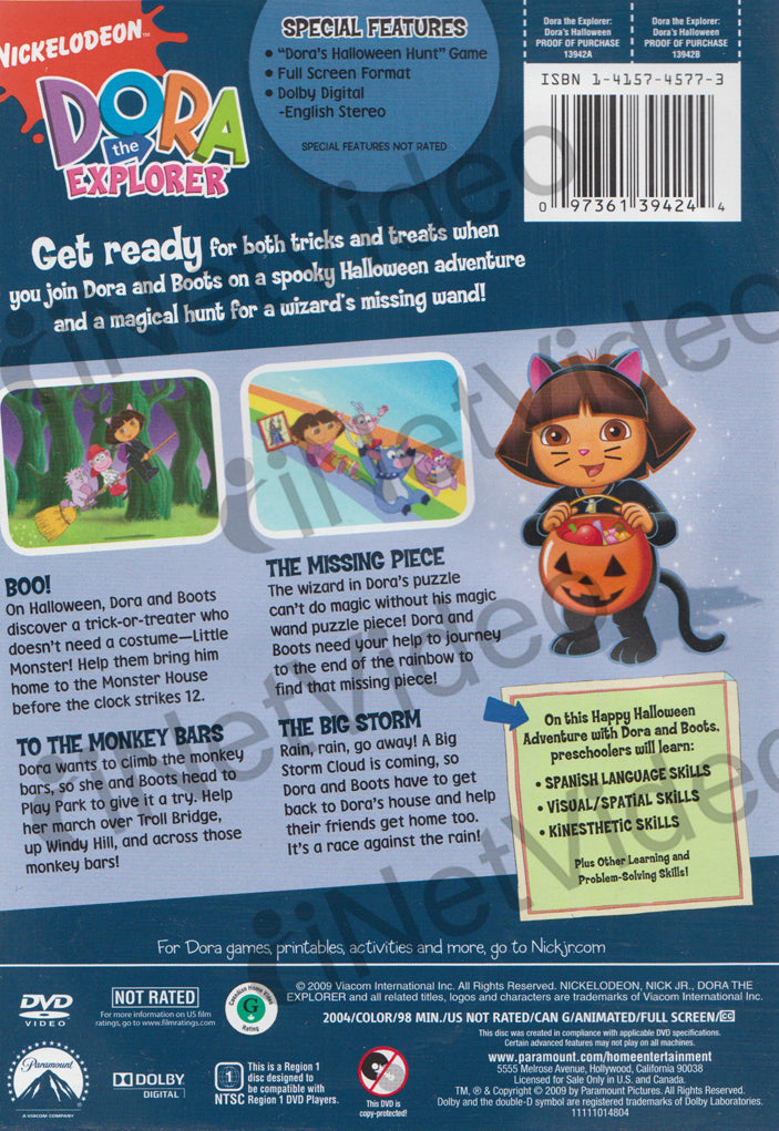 Dora The Explorer Dora S Halloween Vhs at Charli Lillie blog