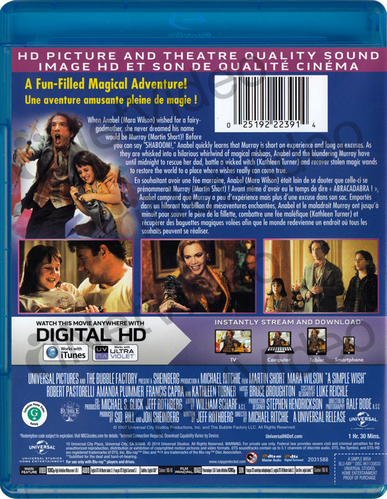 A Simple Wish Dvd